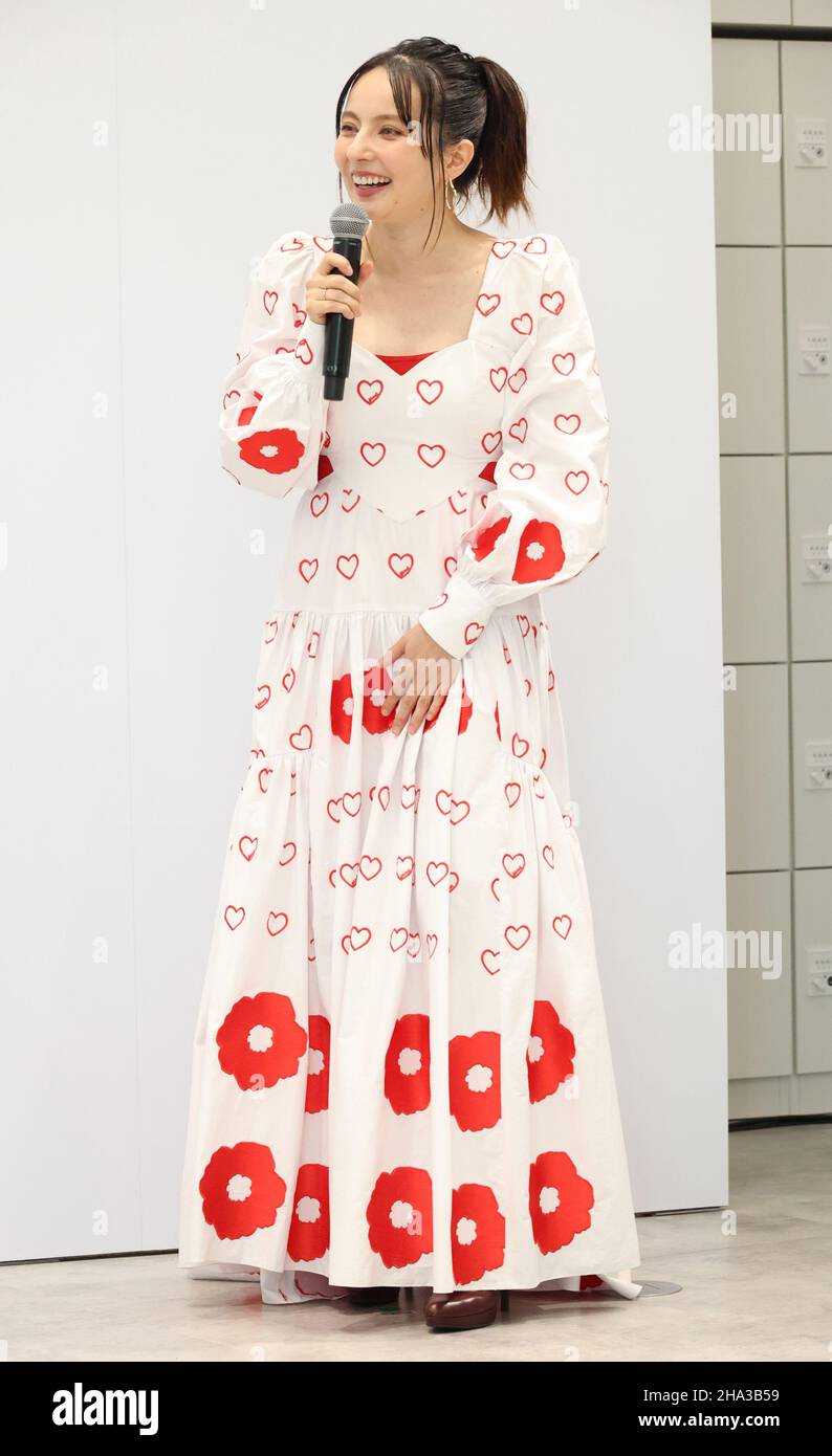 Tokyo, Japan. 10th Dec, 2021. British Japanese actress Becky attends a ...