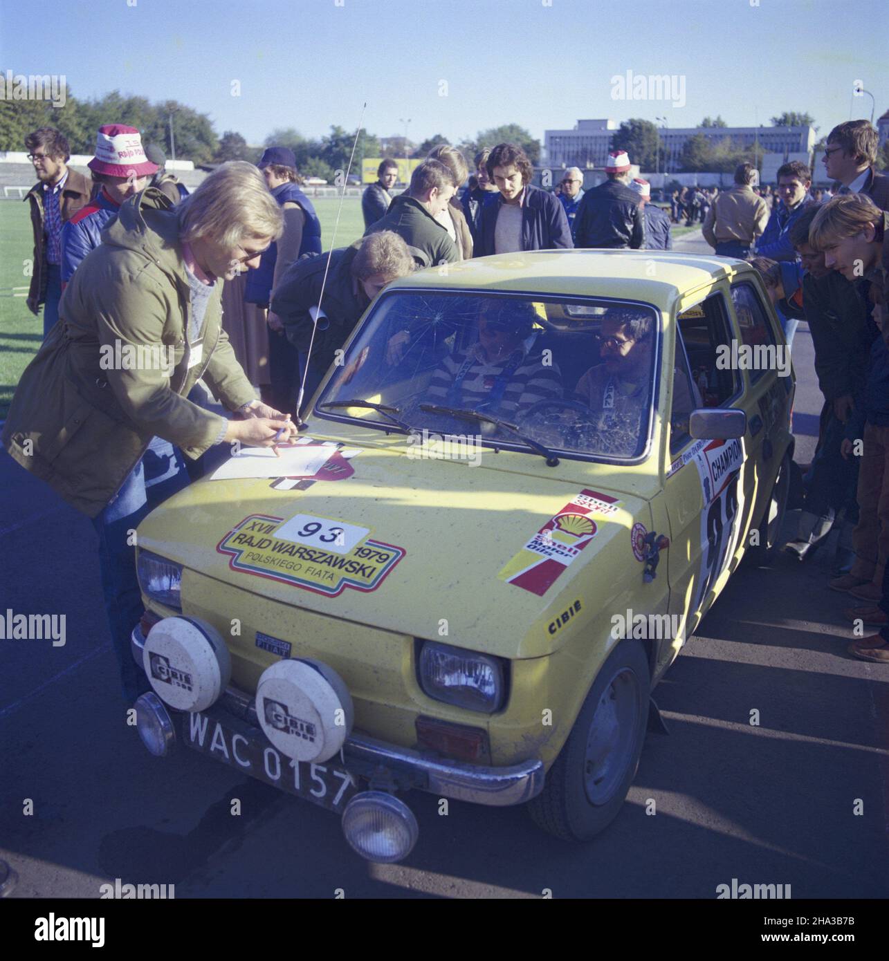 Miedzynarodowy xvii rajd warszawski polskiego fiata hi-res stock ...