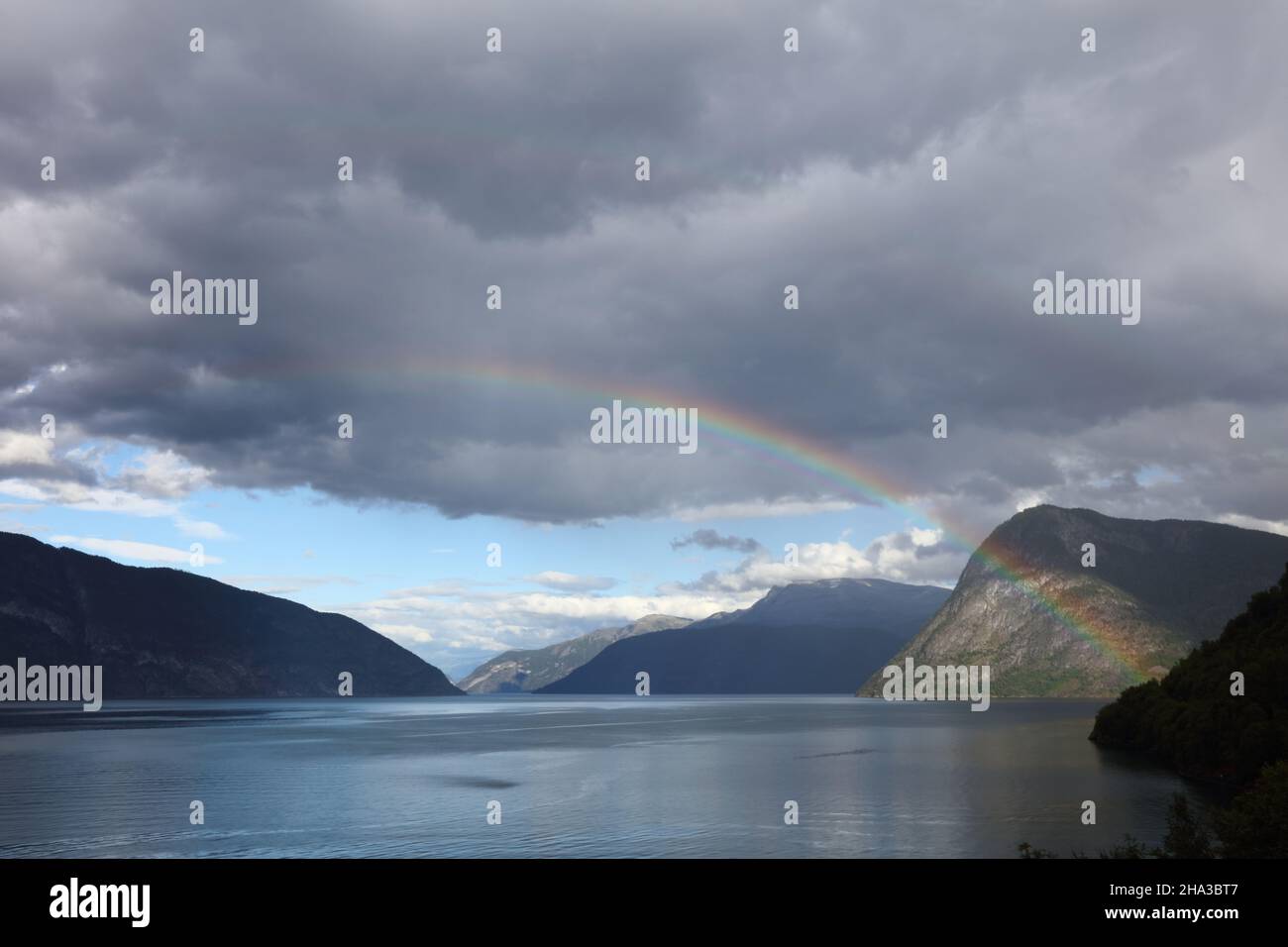 Norwegen - Sognefjord bei Fresvik / Norway - Sognefjorden near Fresvik ...