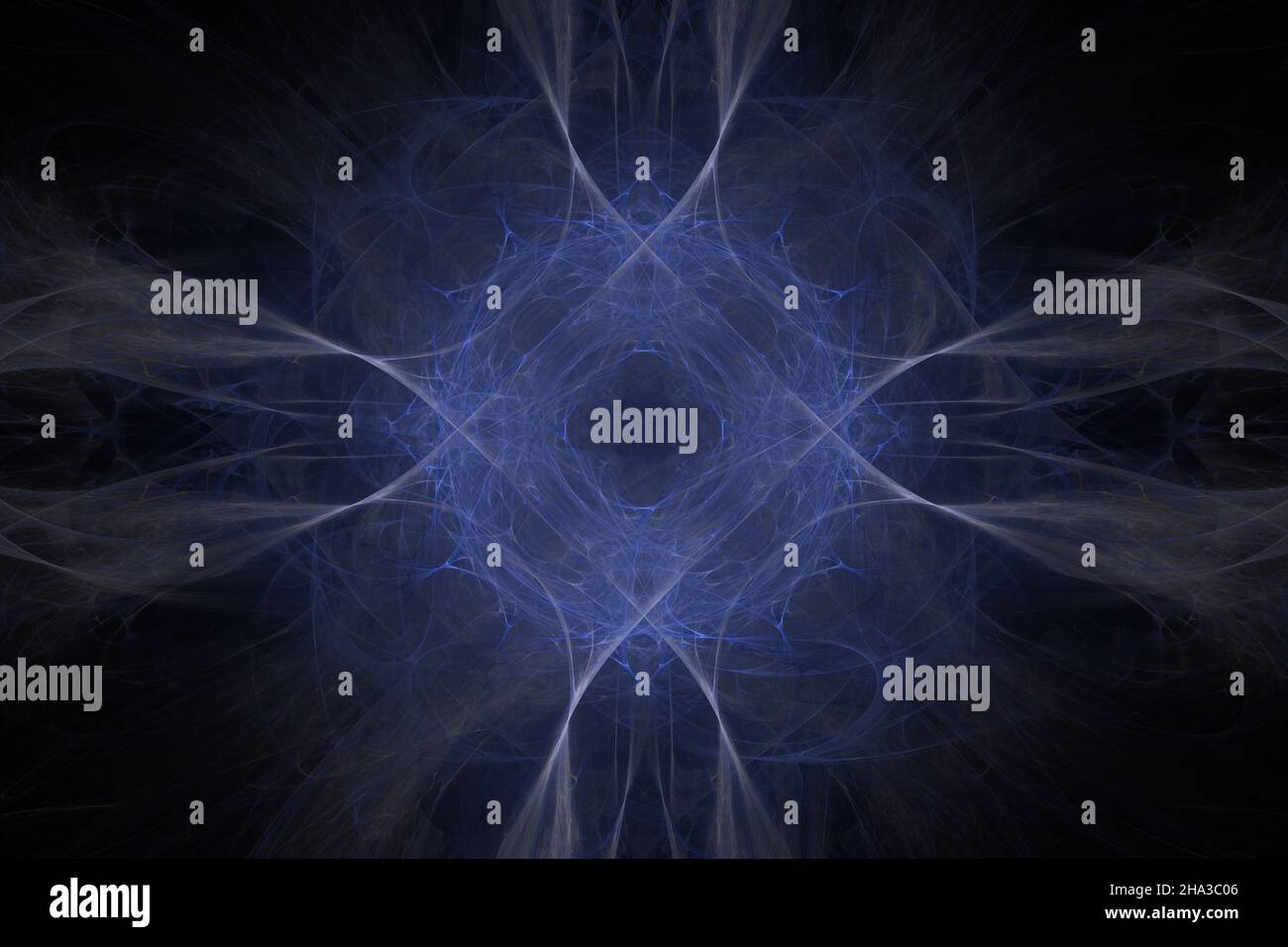 Dynamic and energetic fractal lines in flowing symmetry digital Stock Photo - Alamy