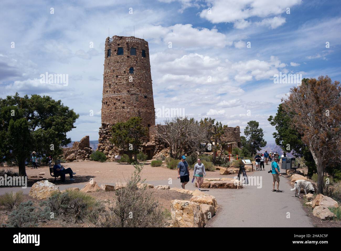 Arizona, Grand Canyon, Desert View Watchtower Stock Photo - Alamy