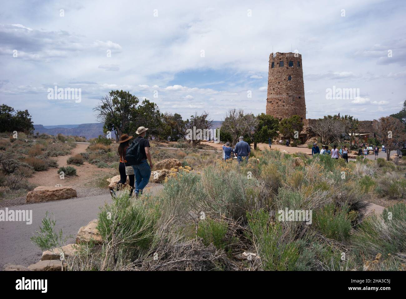 Arizona, Grand Canyon, Desert View Watchtower Stock Photo - Alamy