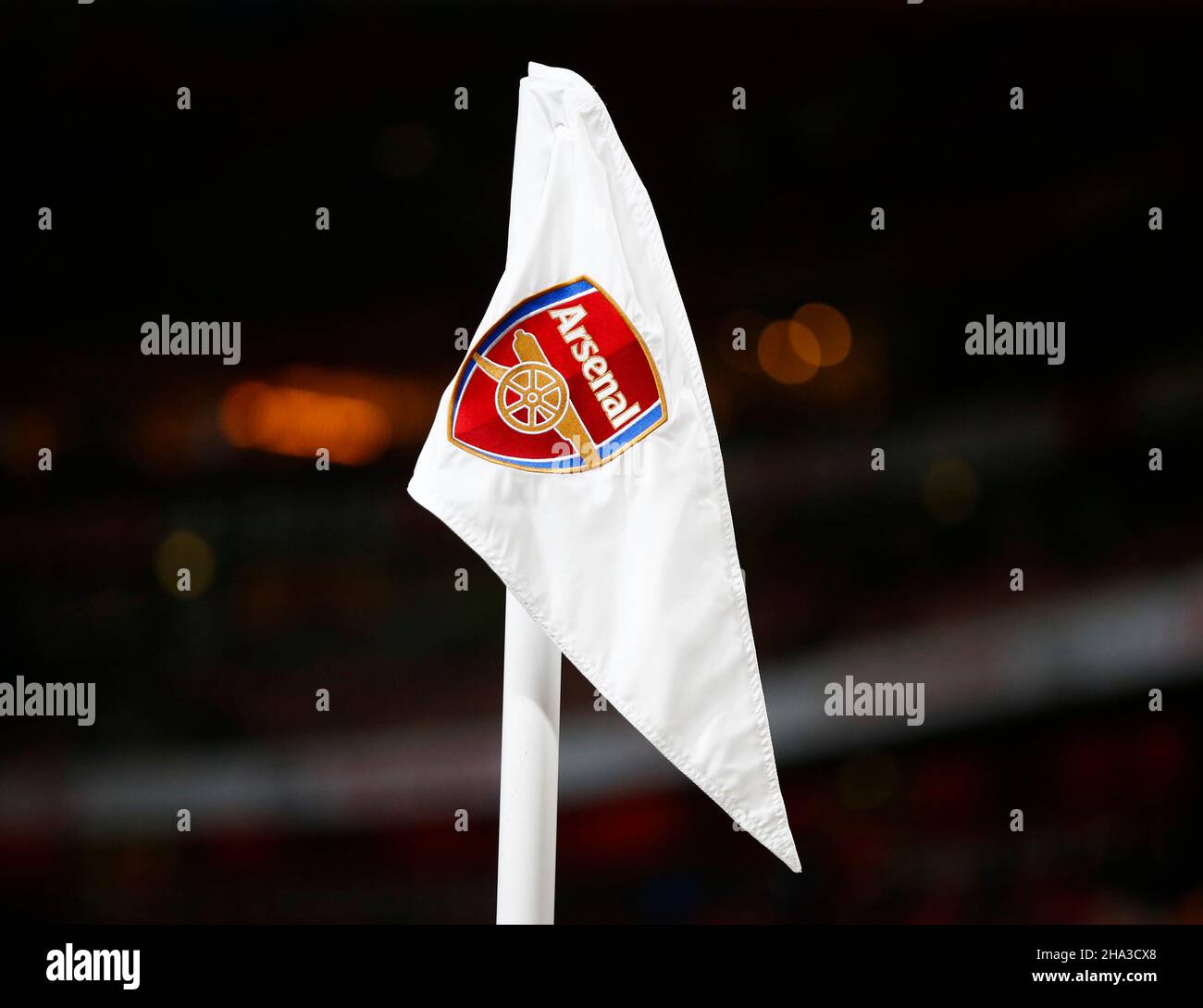 London, United Kingdom, DECEMBER 09: Arsenal cornor Flag during Woman's ...