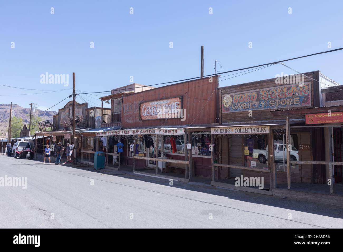 Oatman, Arizona: Main road Stock Photo - Alamy