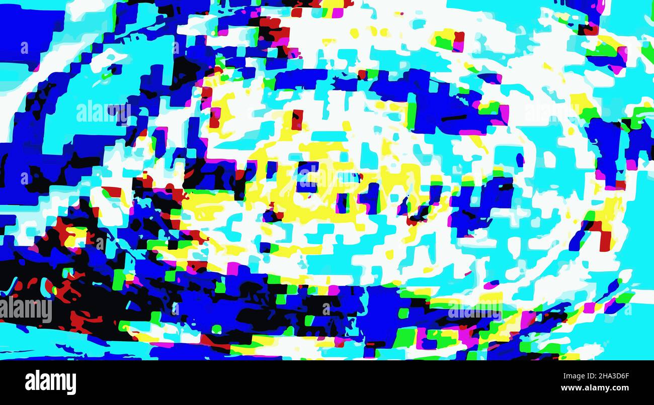 This is a illustration of Cool glitch bug screen background Stock ...