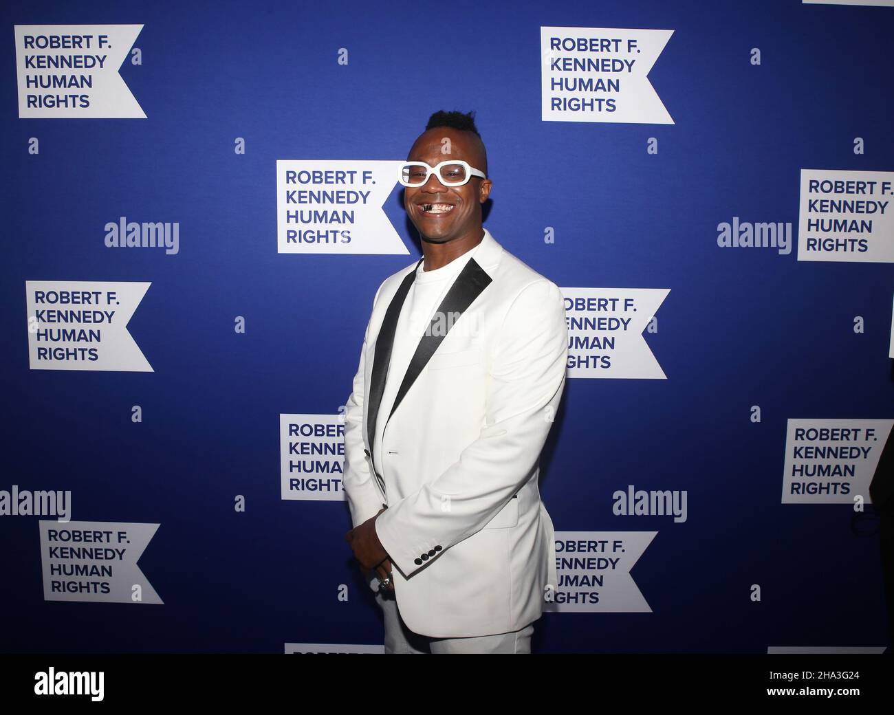 Jamel Robinson attends the Robert F. Kennedy 2021 Ripple of Hope Gala ...