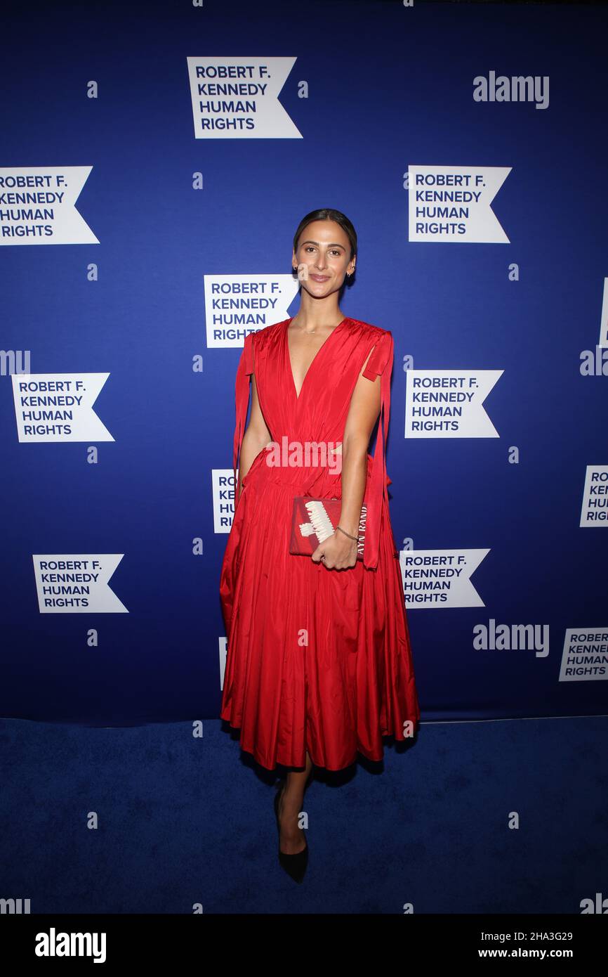 Alexi Benhamron attends the Robert F. Kennedy 2021 Ripple of Hope Gala ...