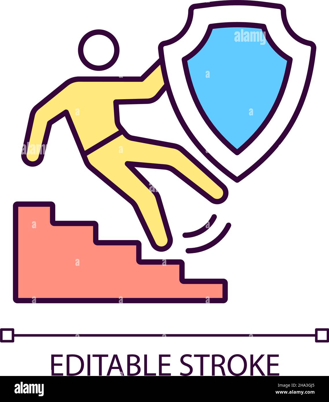 Liability insurance case RGB color icon Stock Vector Image & Art - Alamy