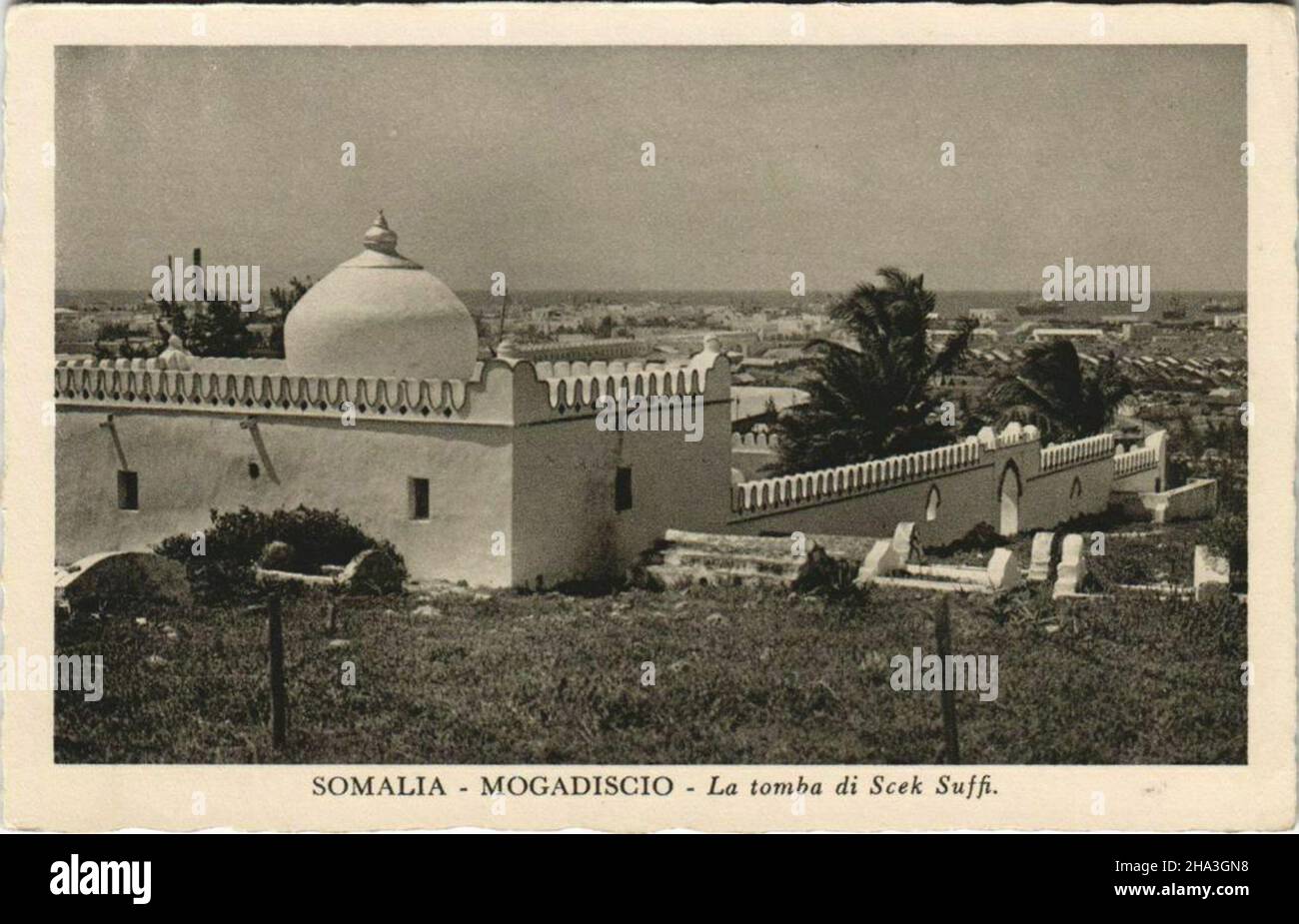 Historical postcard of Italian Somali (1930 about Stock Photo - Alamy