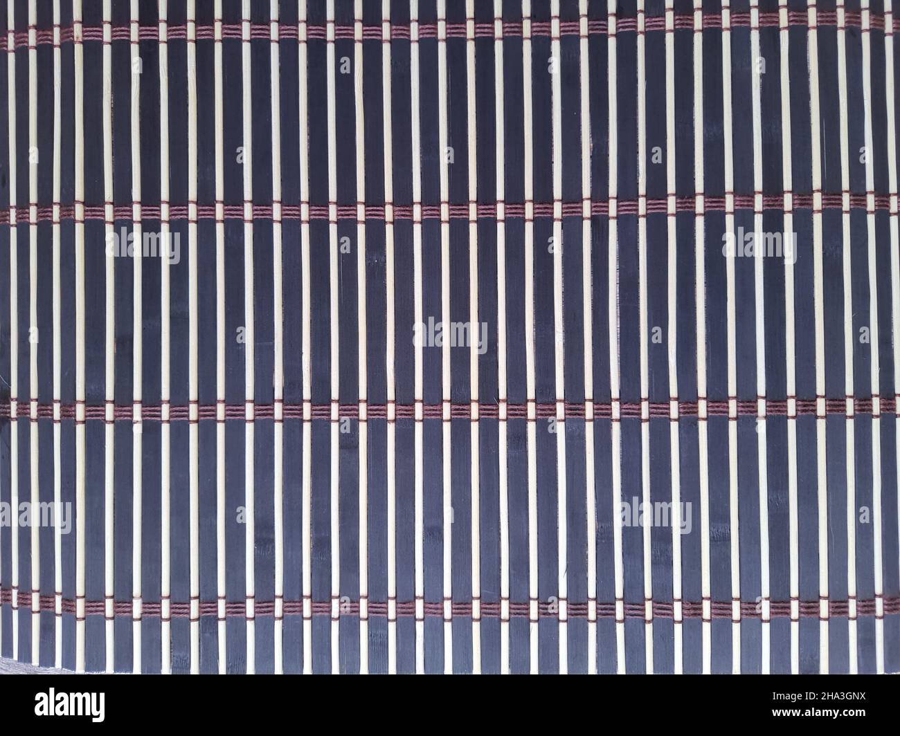 Bamboo placemat, full screen, top view Stock Photo - Alamy