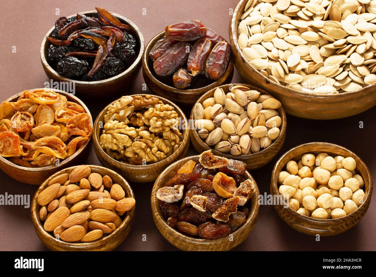 mixed nuts and date fruits Stock Photo - Alamy
