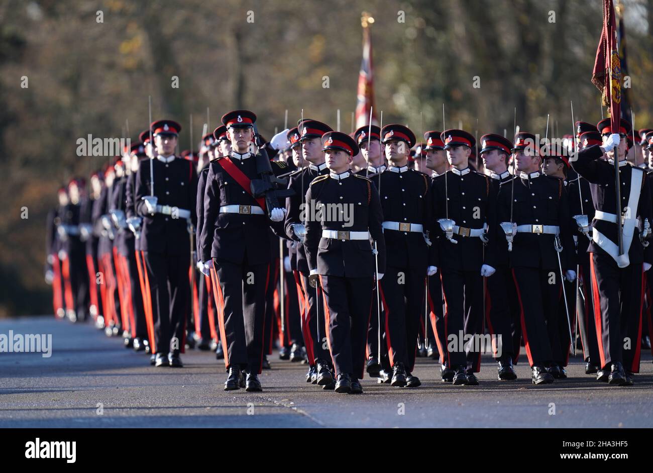 Officer Cadets parade during the Sovereign's Parade at the Royal ...