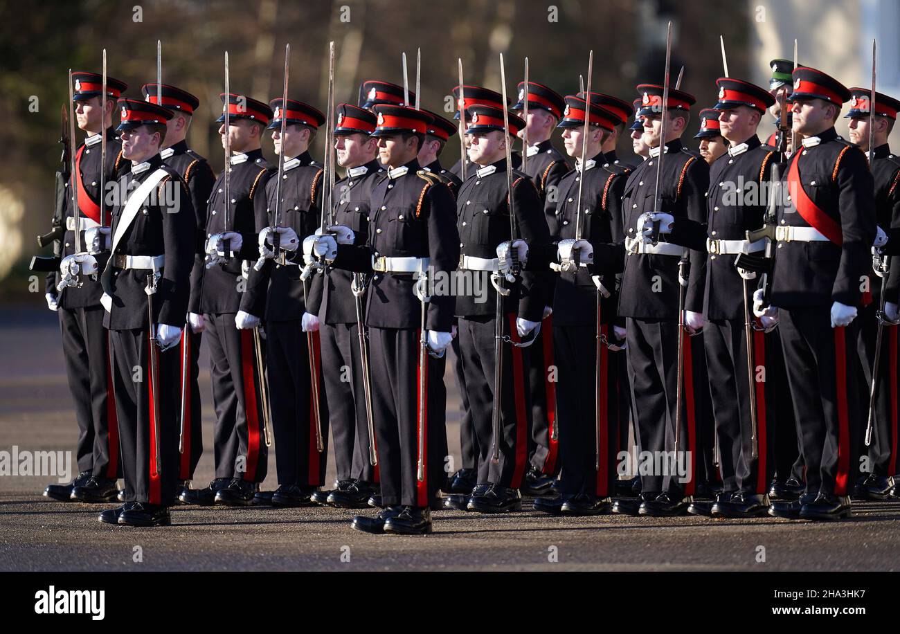 Officer Cadets parade during the Sovereign's Parade at the Royal ...