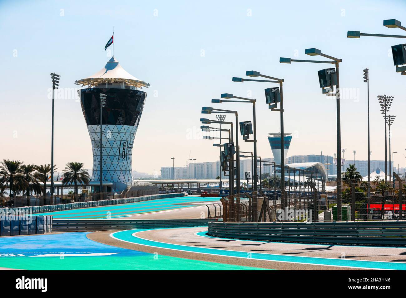 Abu Dhabi, United Arab Emirates. 9th Dec, 2021. Track impression, F1 ...