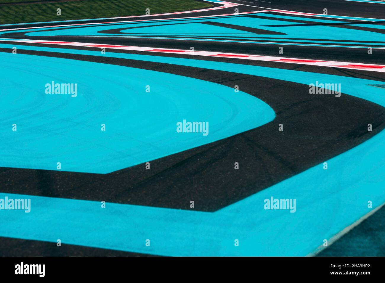 Abu Dhabi, United Arab Emirates. 9th Dec, 2021. Track impression, F1 ...