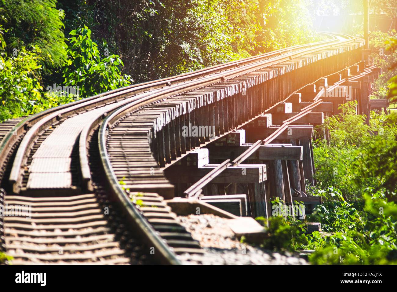 Thailand-Burma railway. The death railway is built in second world war ...