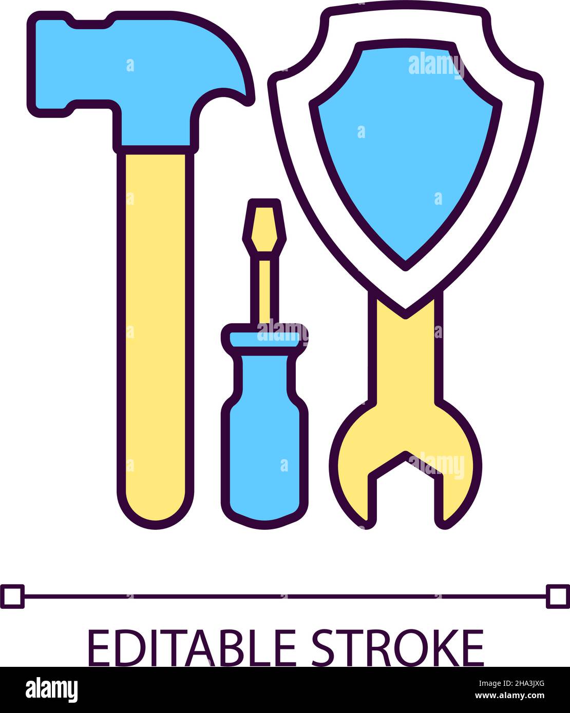 Workman insurance Stock Vector Images - Alamy