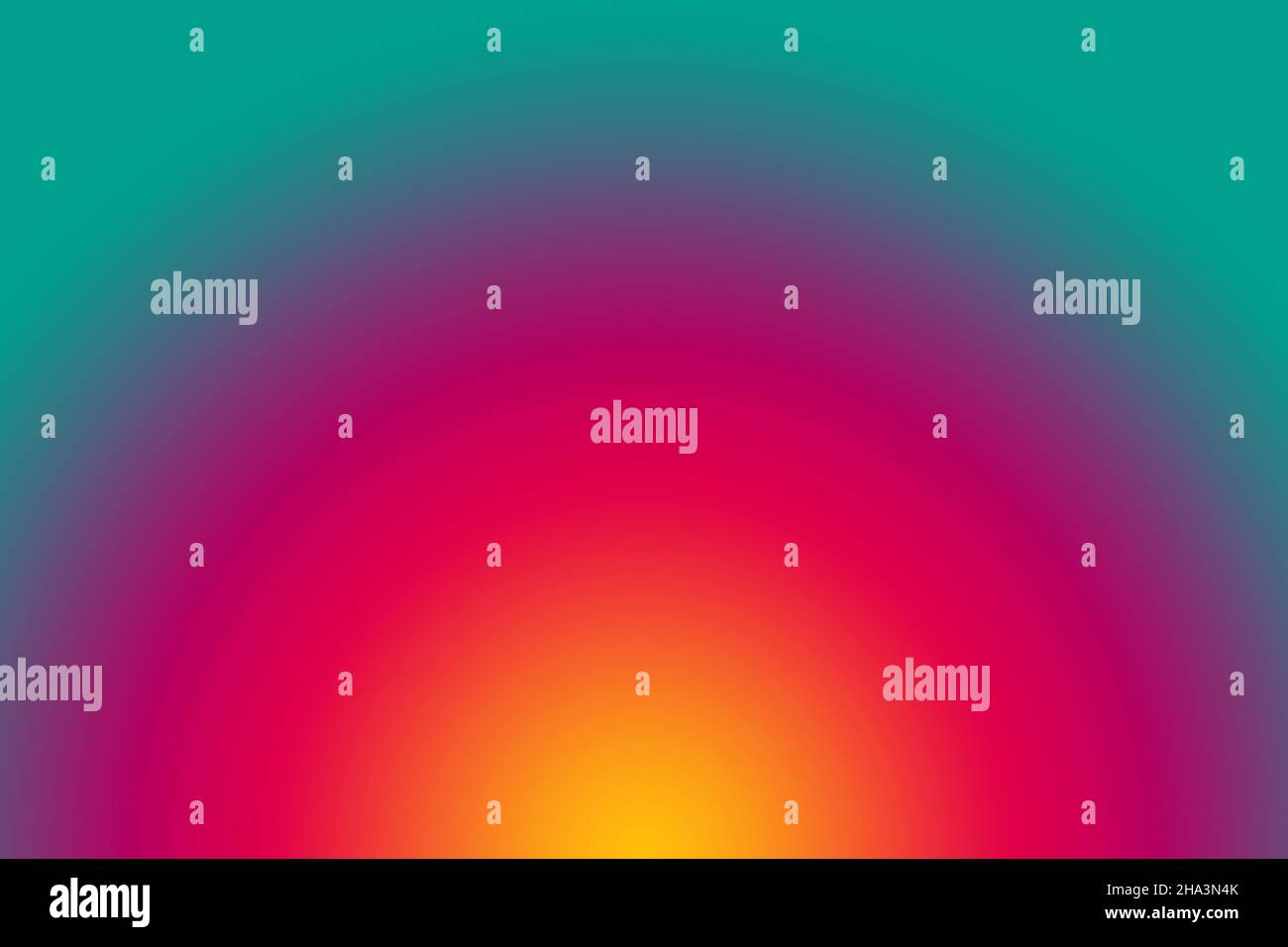 Abstract gradient multi-color semicircle on teal background Stock Photo ...