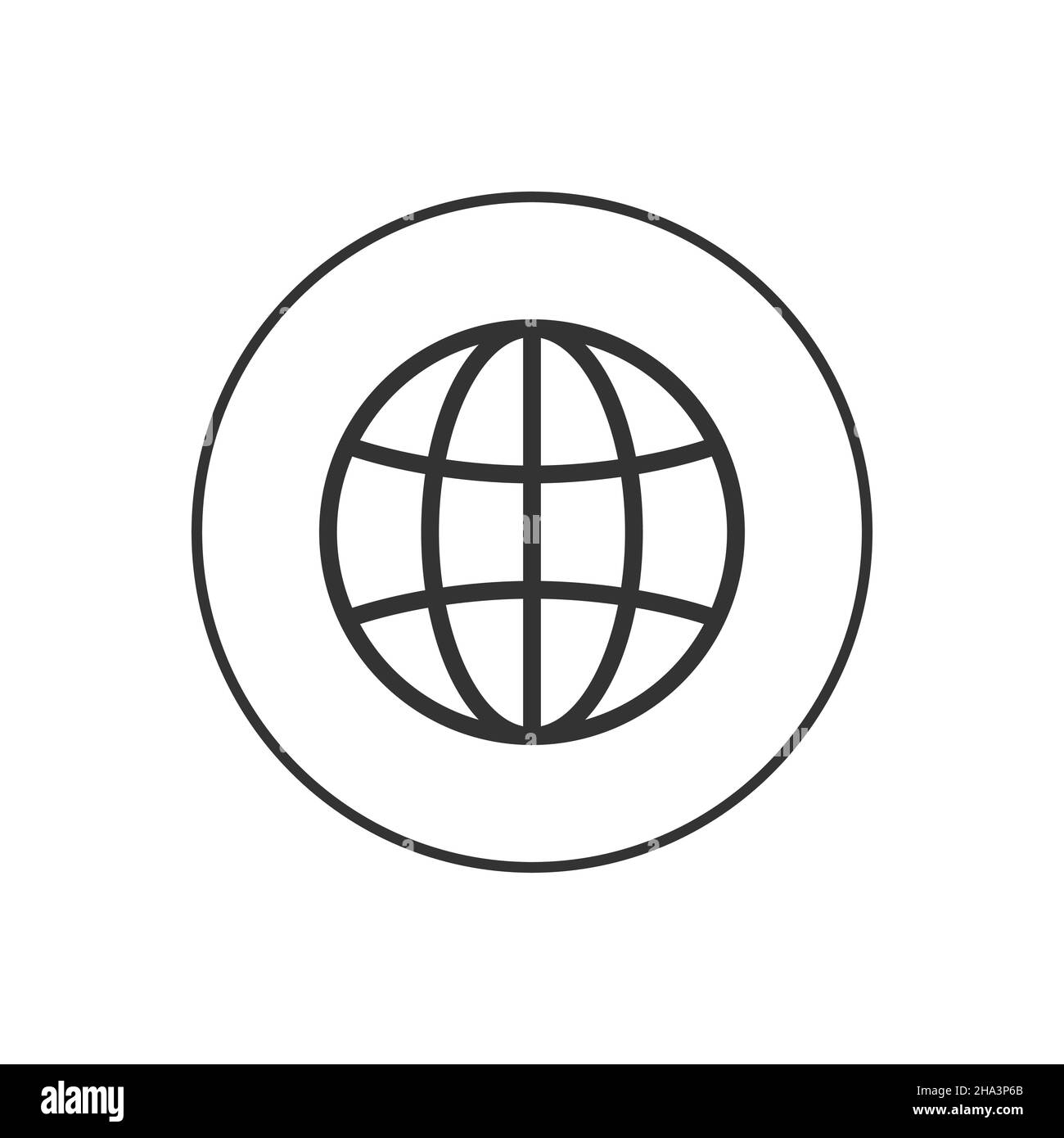 Globe icon. Earth sign. World symbol Stock Vector Image & Art - Alamy