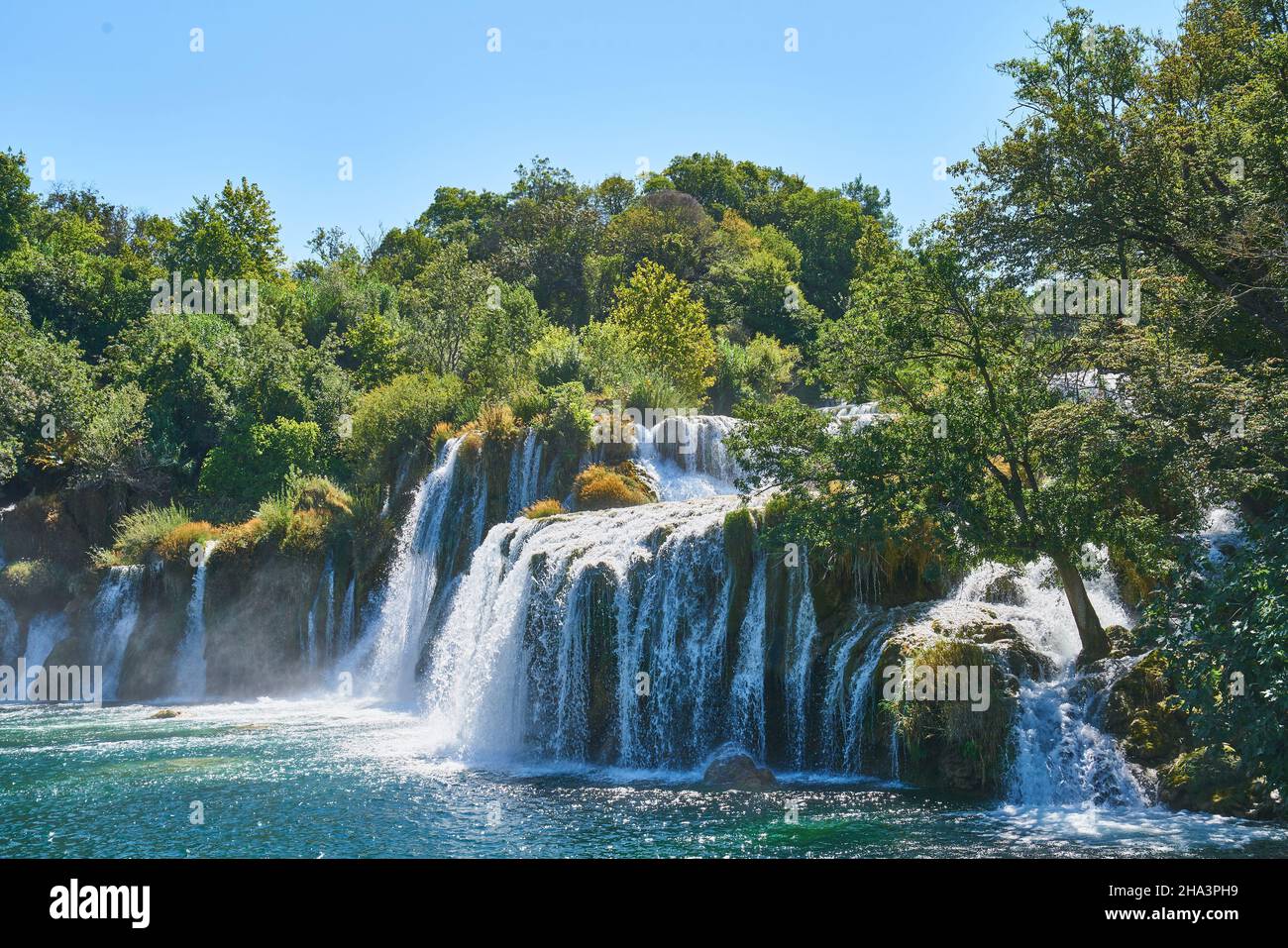 Krka waterfalls Croatia Stock Photo - Alamy