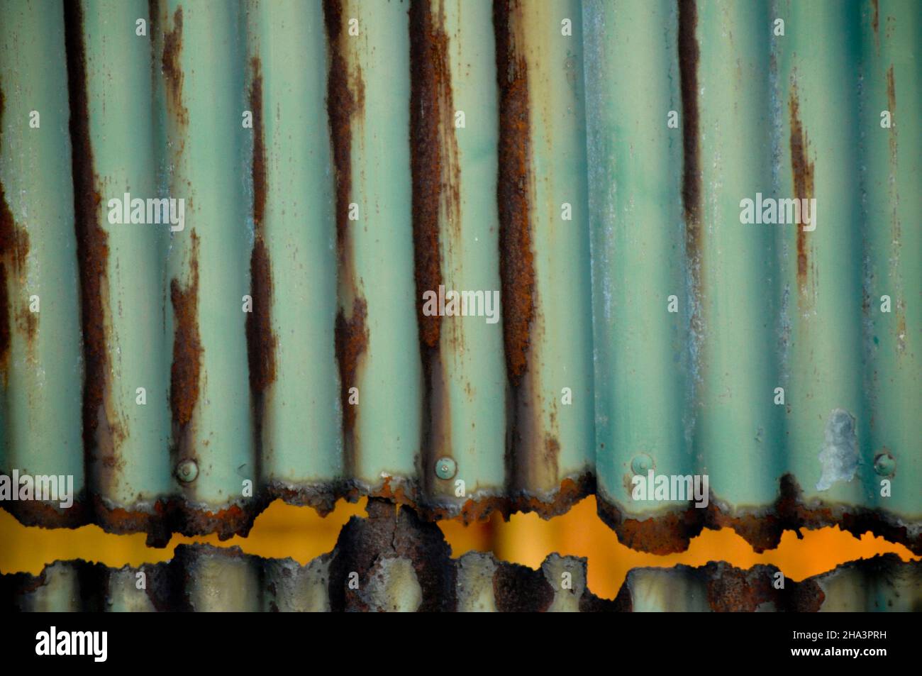 Weathered corrugated metal sheets hi-res stock photography and images ...