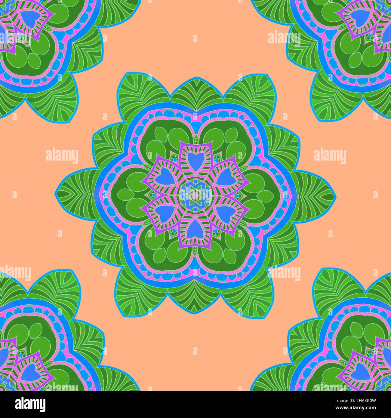 Colorful mandala hi-res stock photography and images - Alamy