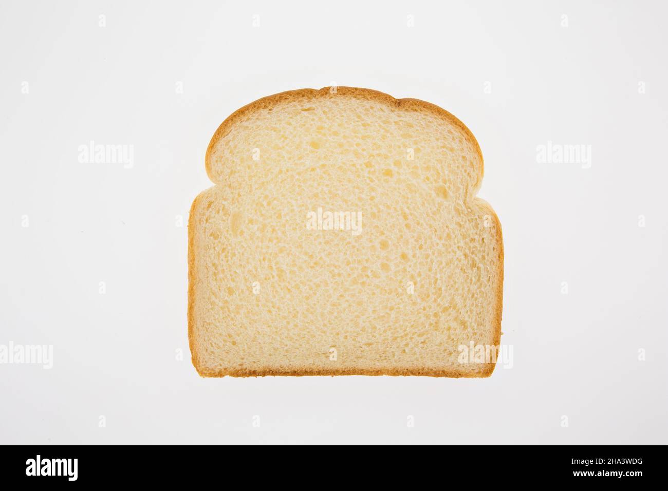 a slice of classic white bread Stock Photo - Alamy