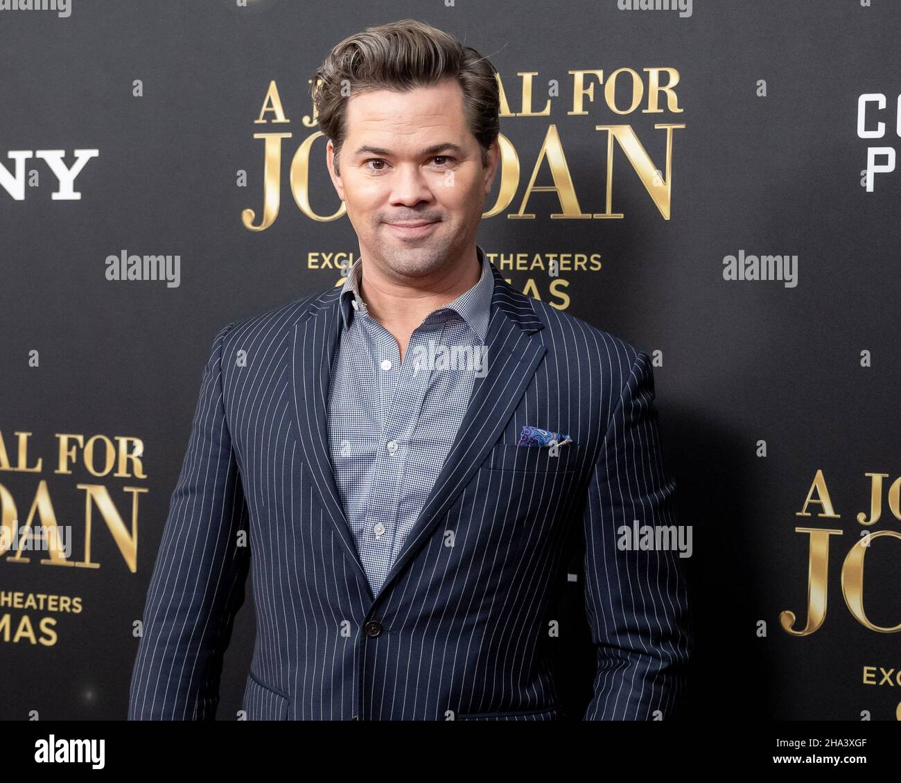 New York, New York, on Dec. 9, 2021, Andrew Rannells attends the world ...