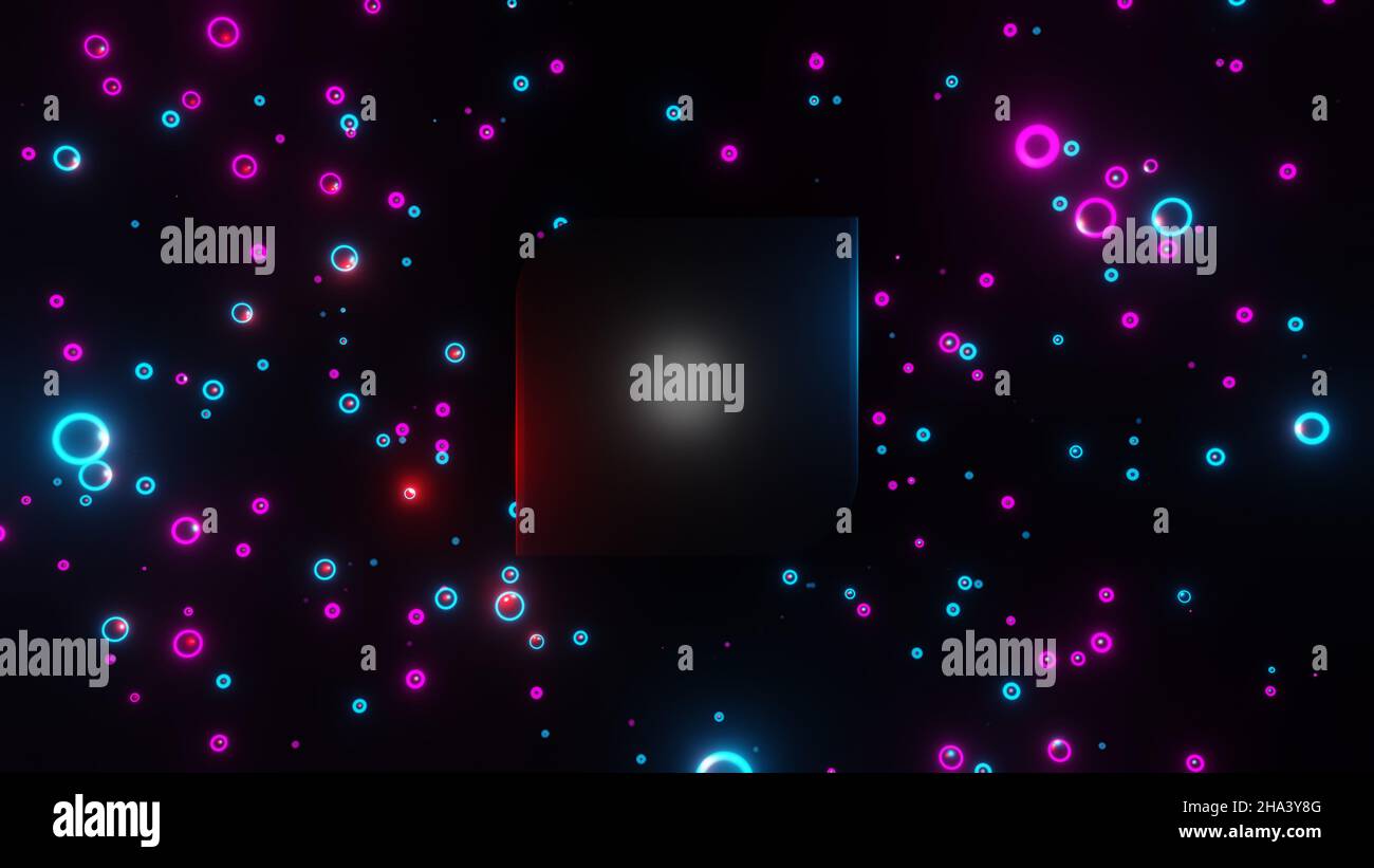 Abstract 3d geometric shapes. Modern background, seamless motion design ...