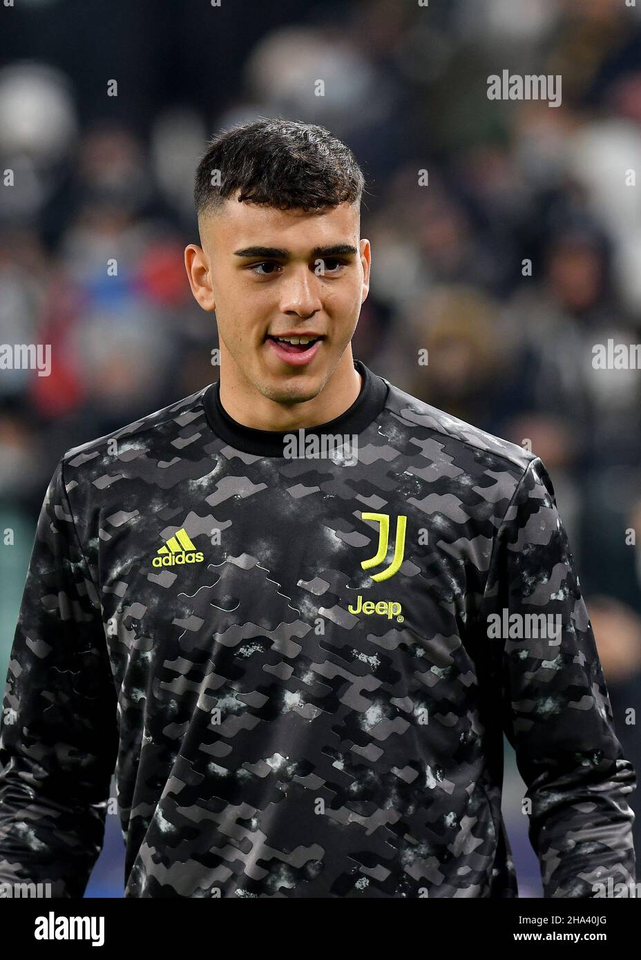 Marco Da Graca of Juventus FC warms up during the UEFA Champions League ...
