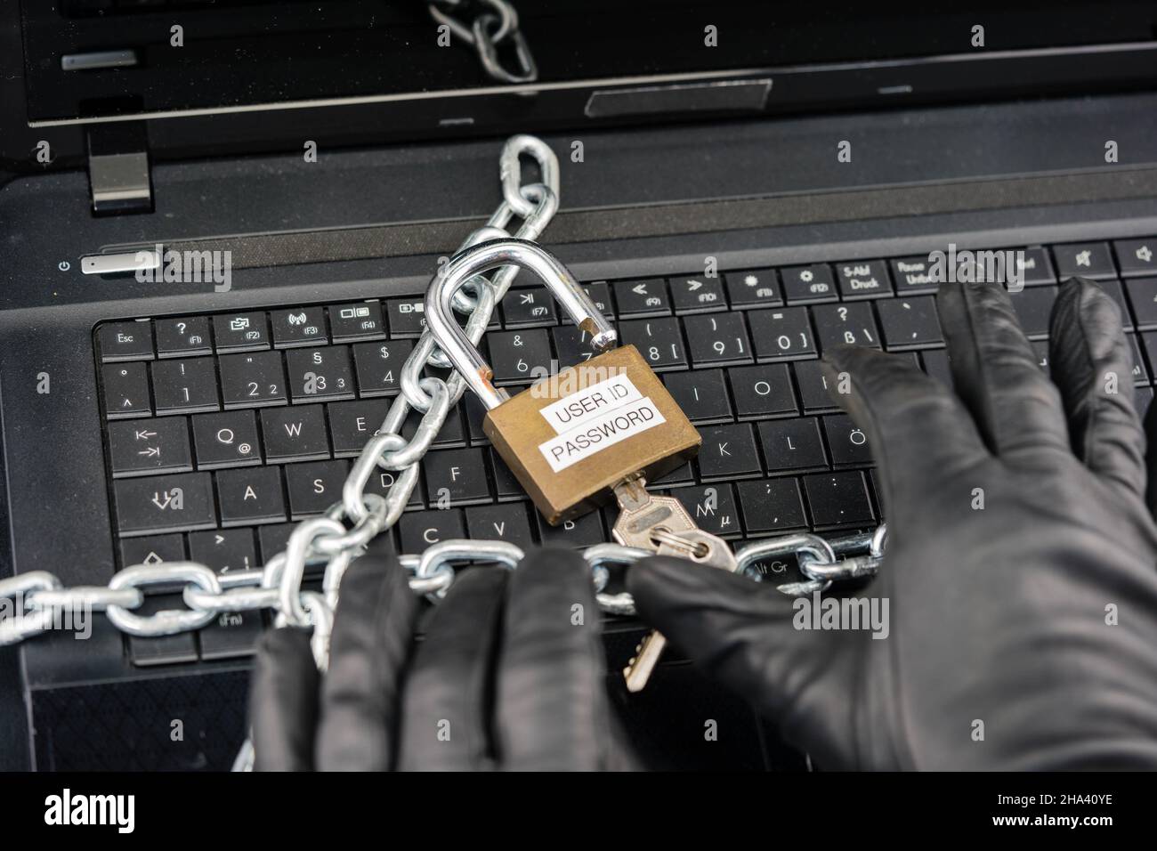cyber crime your system has been hacked Stock Photo - Alamy