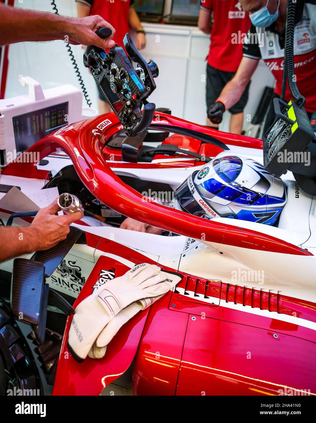 Alfa romeo f1 steering wheel hi-res stock photography and images - Alamy