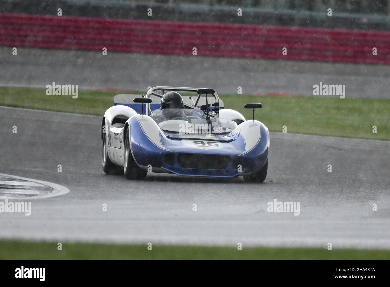 Rain easing a little, Tiff Needell, John Spiers, McLaren M1B, Yokohama ...