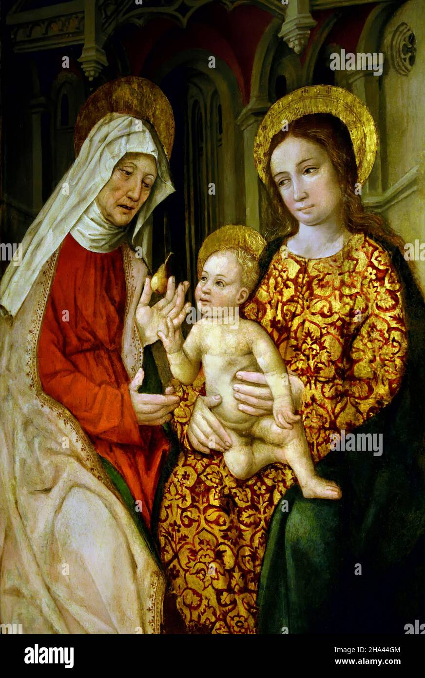 Caravaggio Madonna And Child With St Anne