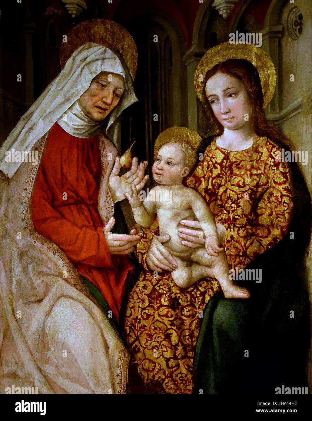 The virgin and child with saint anne hi-res stock photography and ...