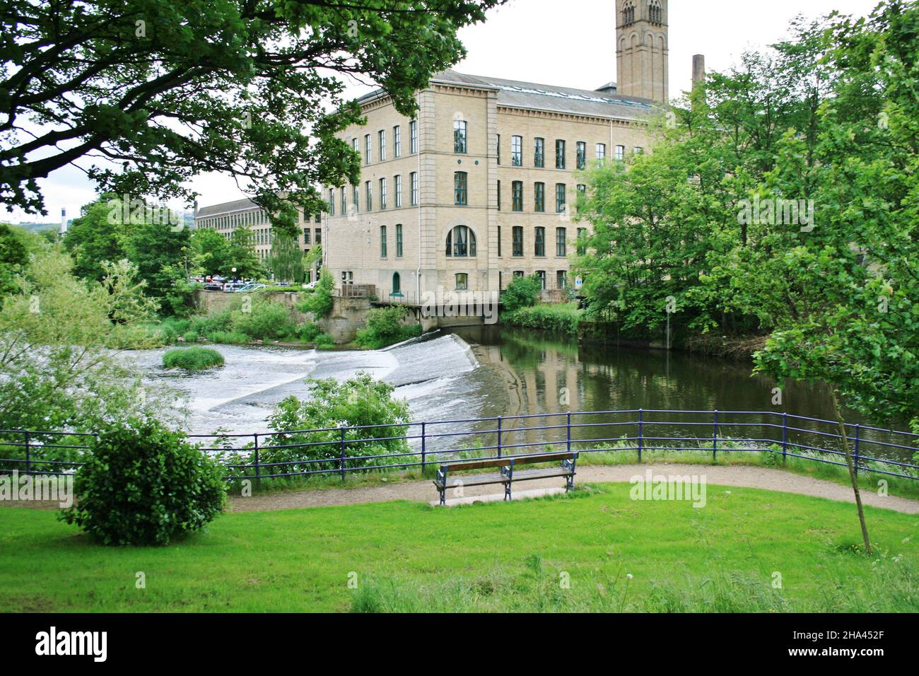 Saltaire - World Heritage Site - England Stock Photo - Alamy