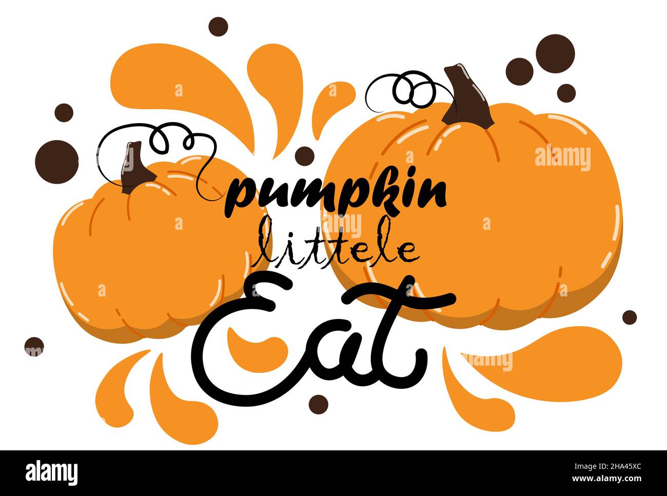 Little pumpkin background Stock Vector Image & Art - Alamy