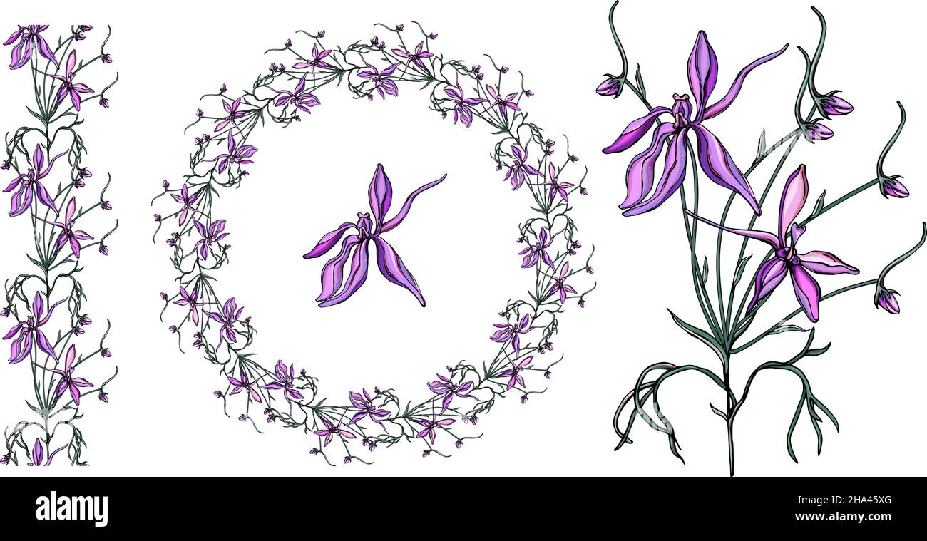 Purple pink eyes Cut Out Stock Images & Pictures - Alamy