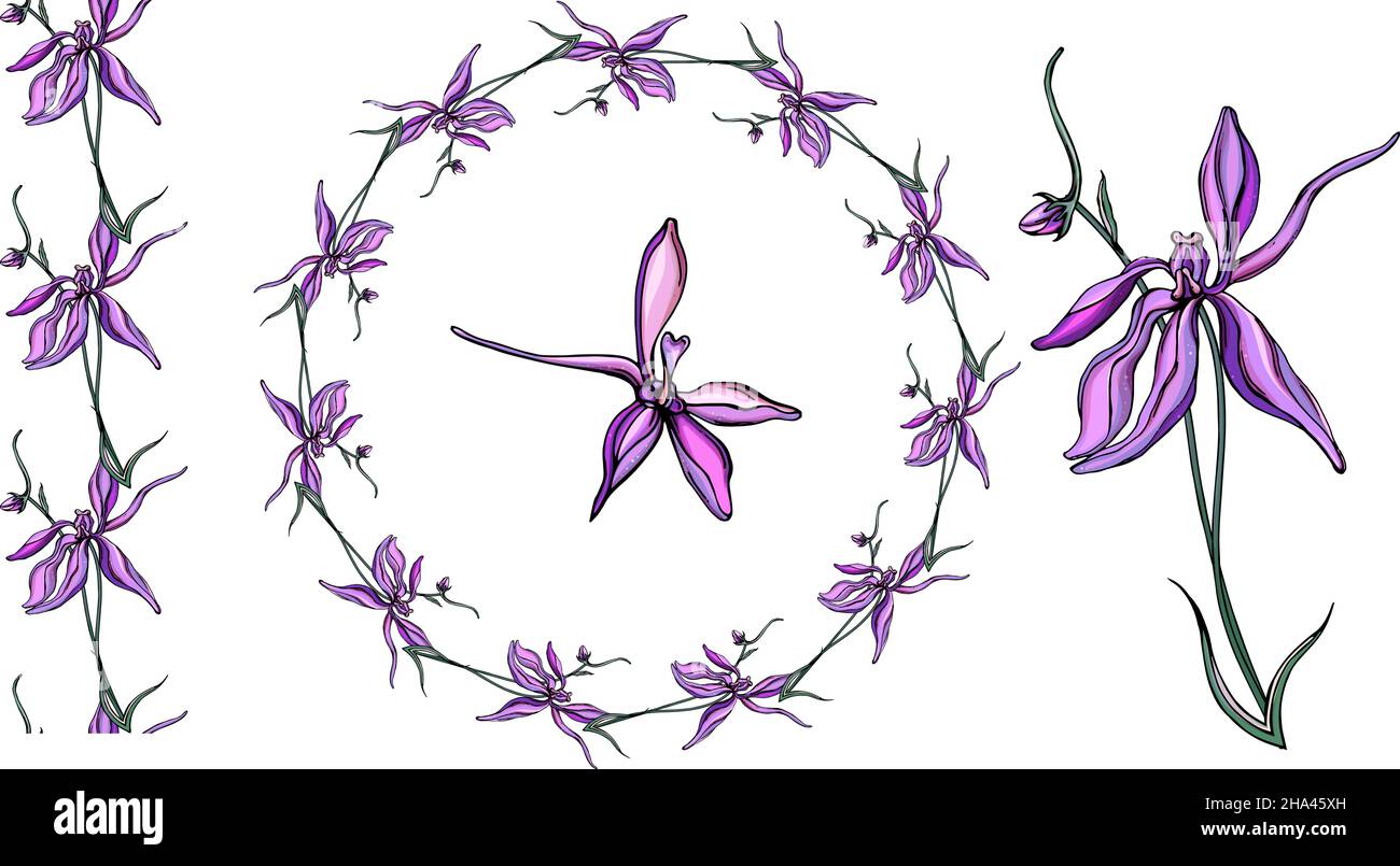 Purple pink eyes Cut Out Stock Images & Pictures - Alamy