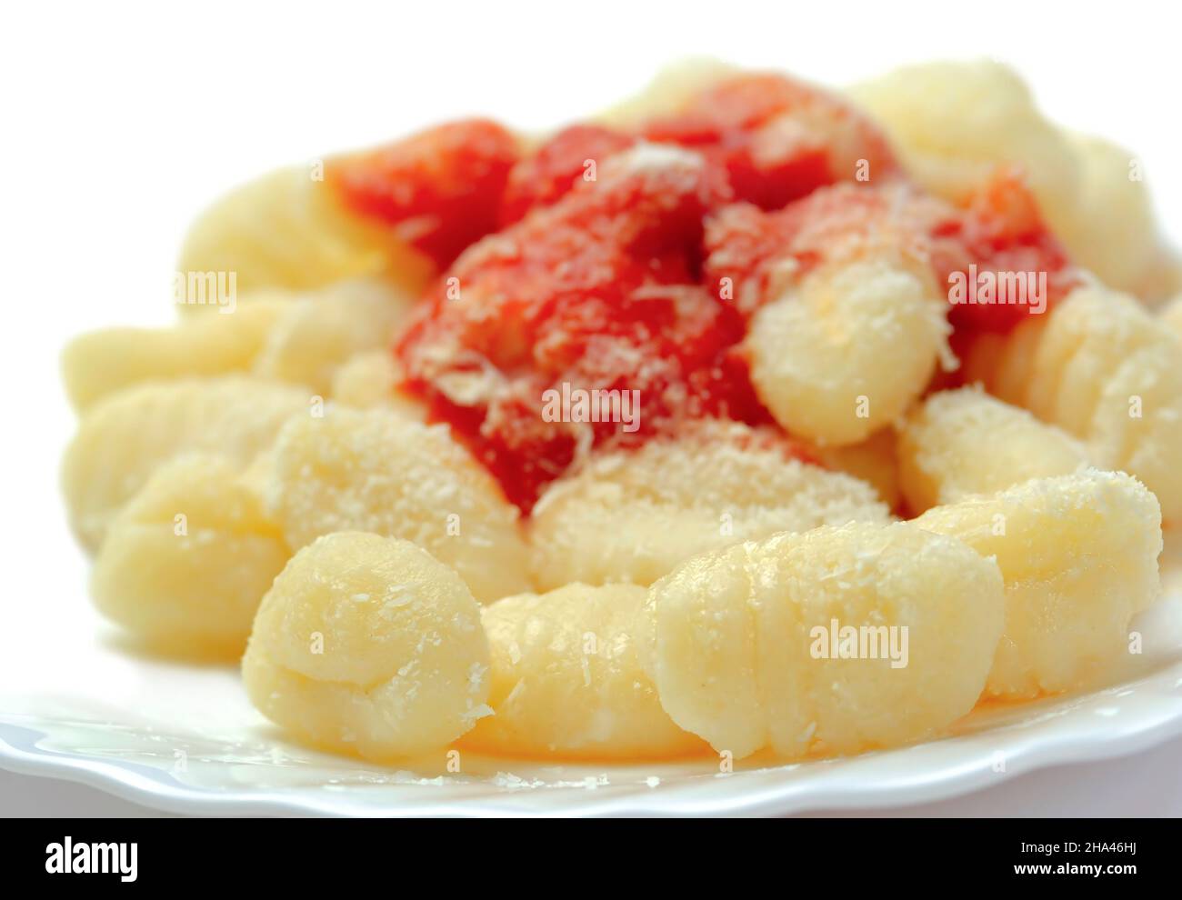 Traditional italian gnocchi closeup Stock Photo - Alamy