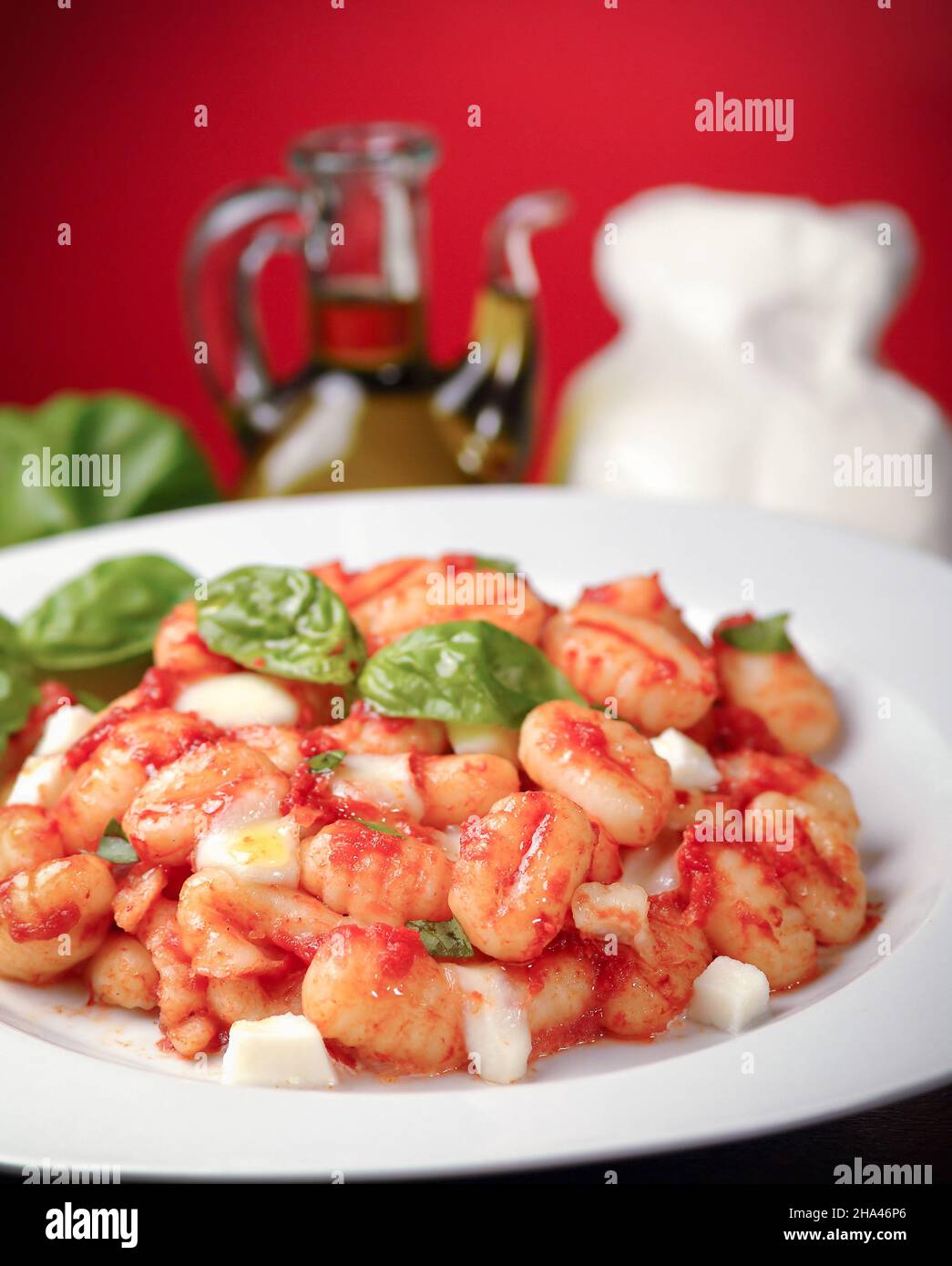 Traditional italian gnocchi closeup Stock Photo - Alamy