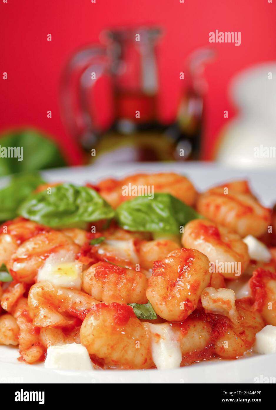 Traditional italian gnocchi closeup Stock Photo - Alamy