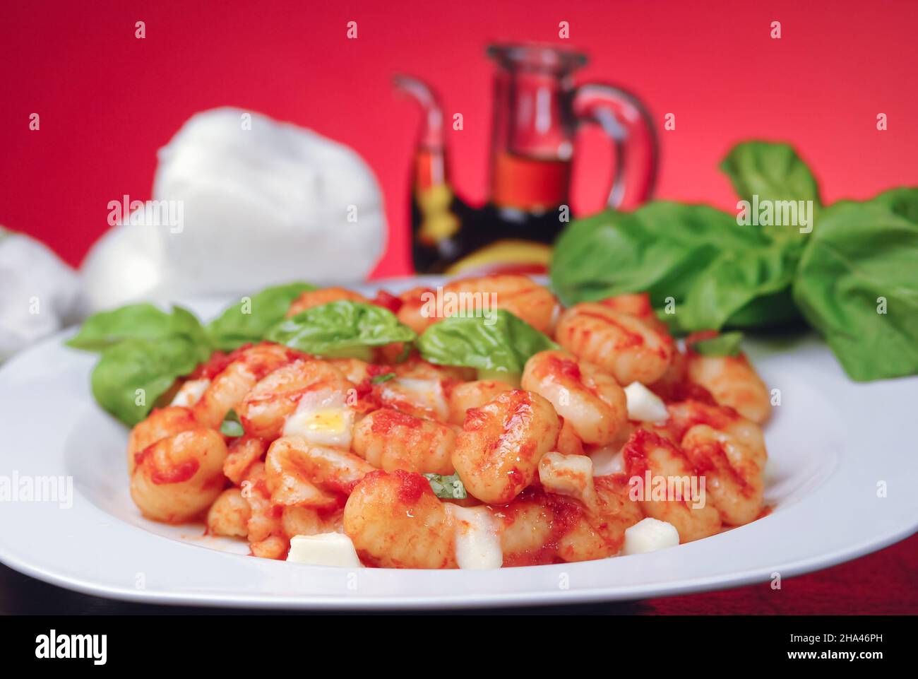 Traditional italian gnocchi closeup Stock Photo - Alamy