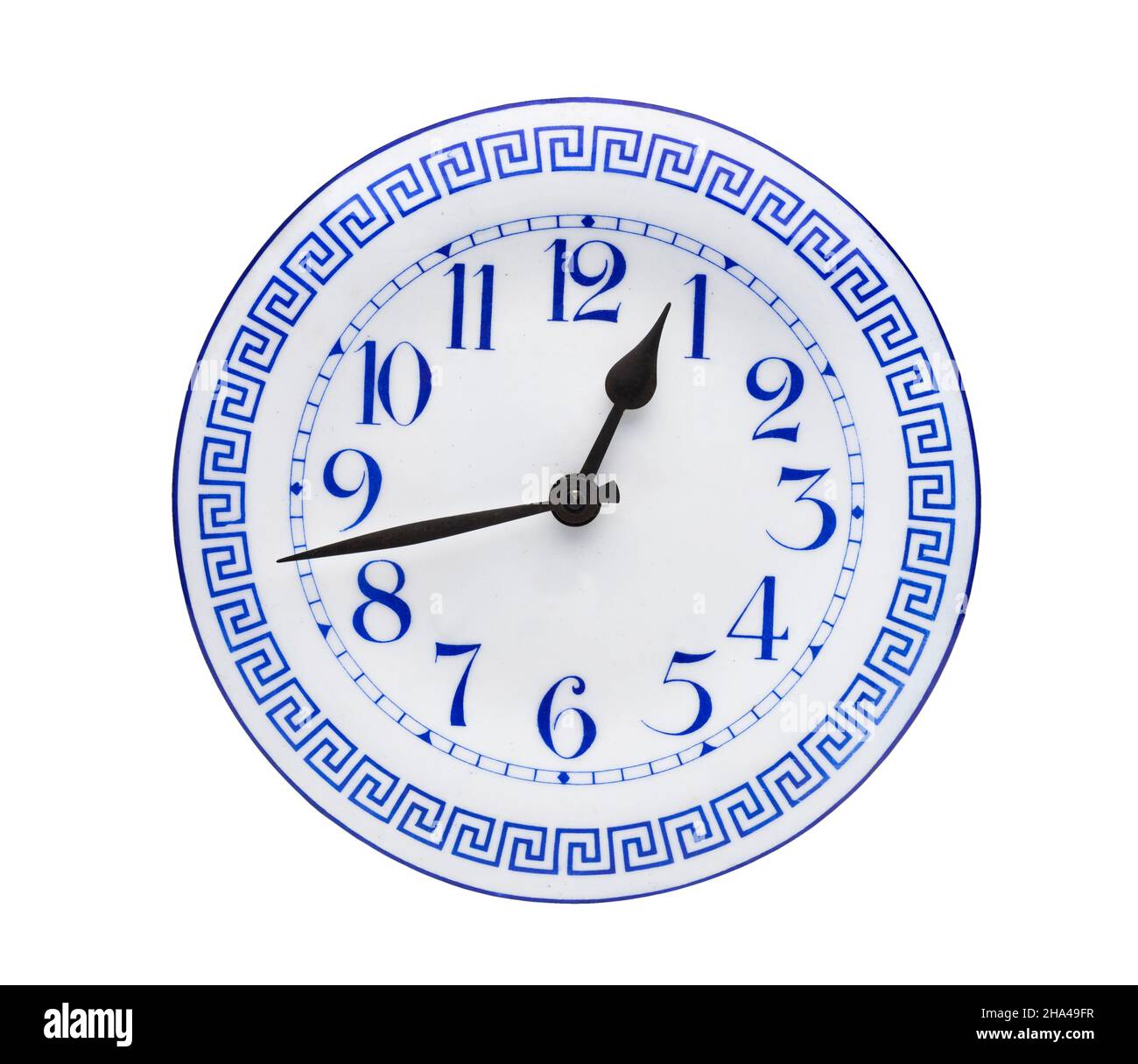 Antique ceramic kitchen clock with dial hi-res stock photography and ...