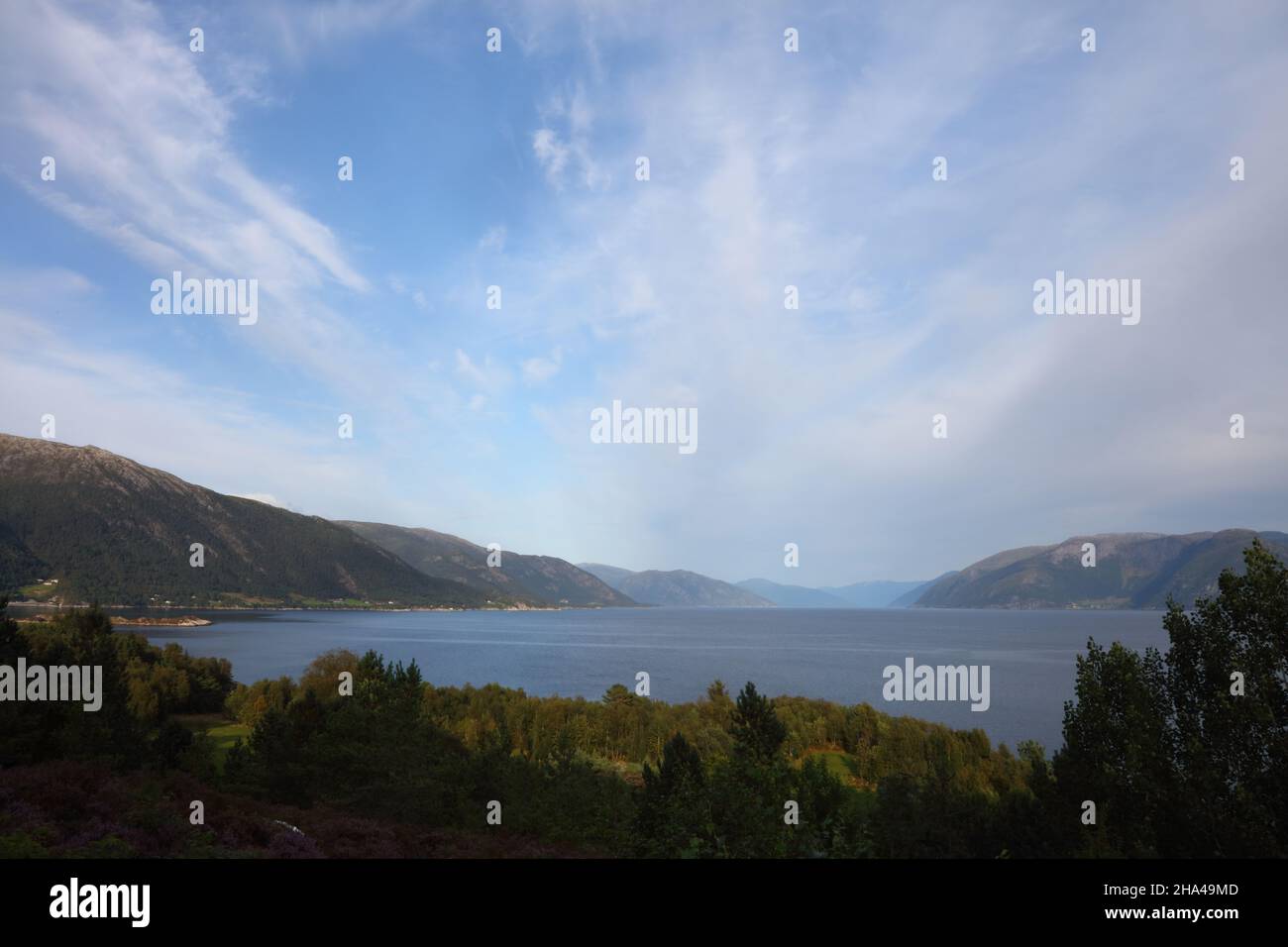 Norwegen - Sognefjord bei Nordrevik und Vadheim / Norway - Sognefjorden ...