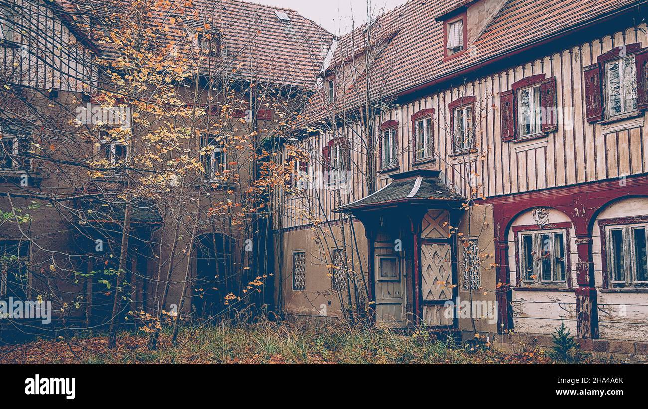 Lost place derelict building hi-res stock photography and images - Alamy