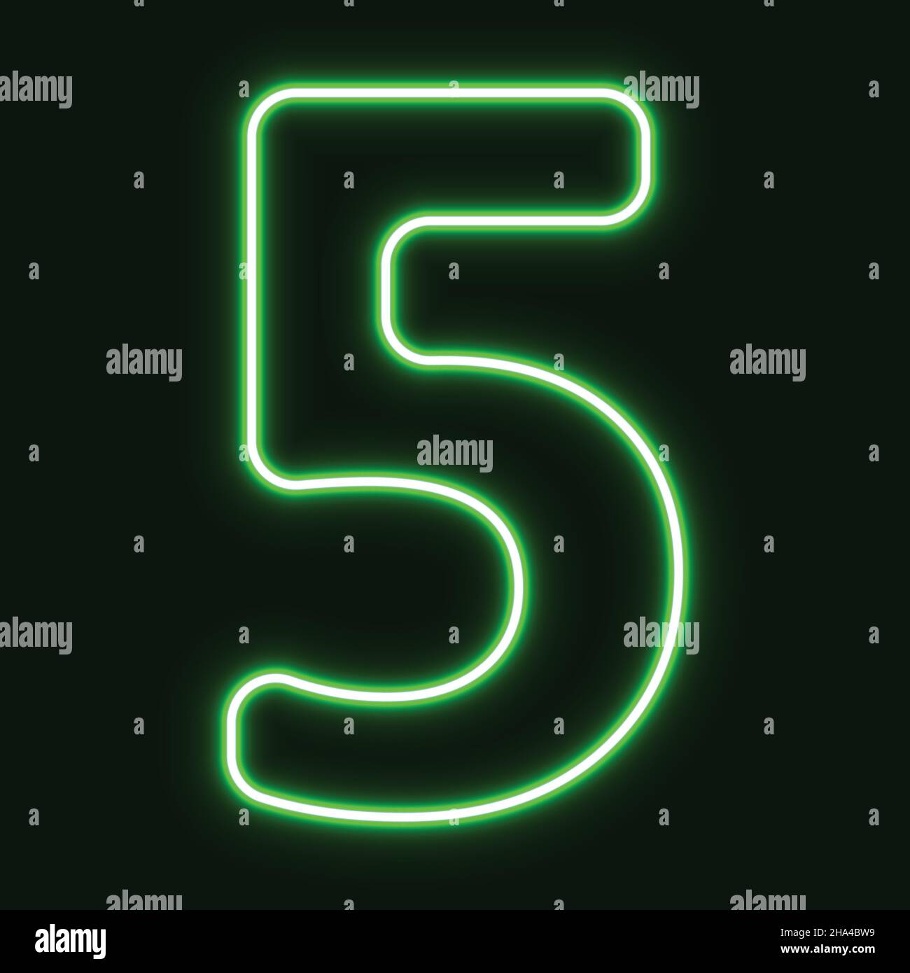 Number 5 sign Stock Vector Images - Alamy