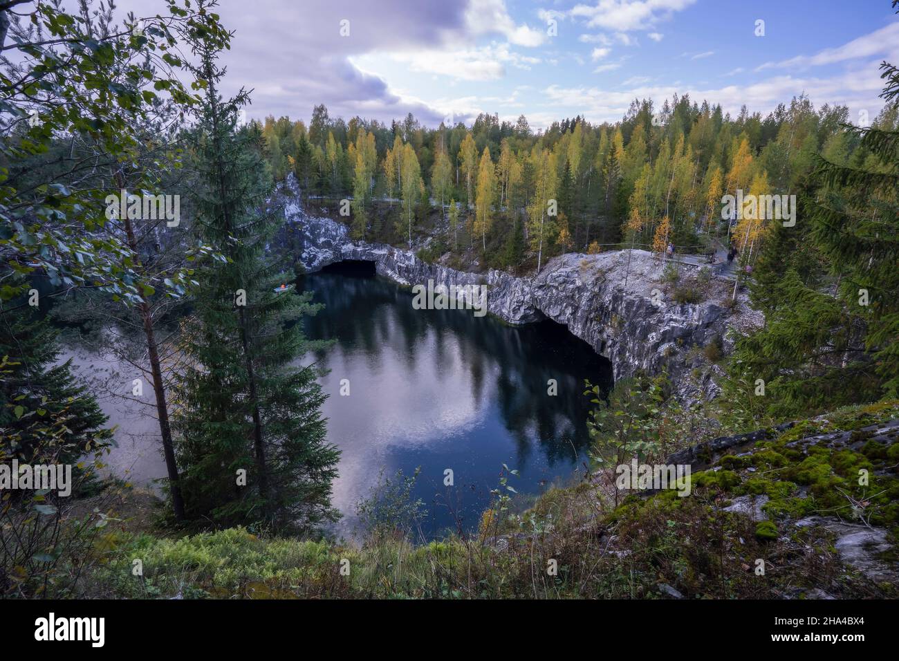 ruskeala mountain park - a centuries-old history of mining. the ...