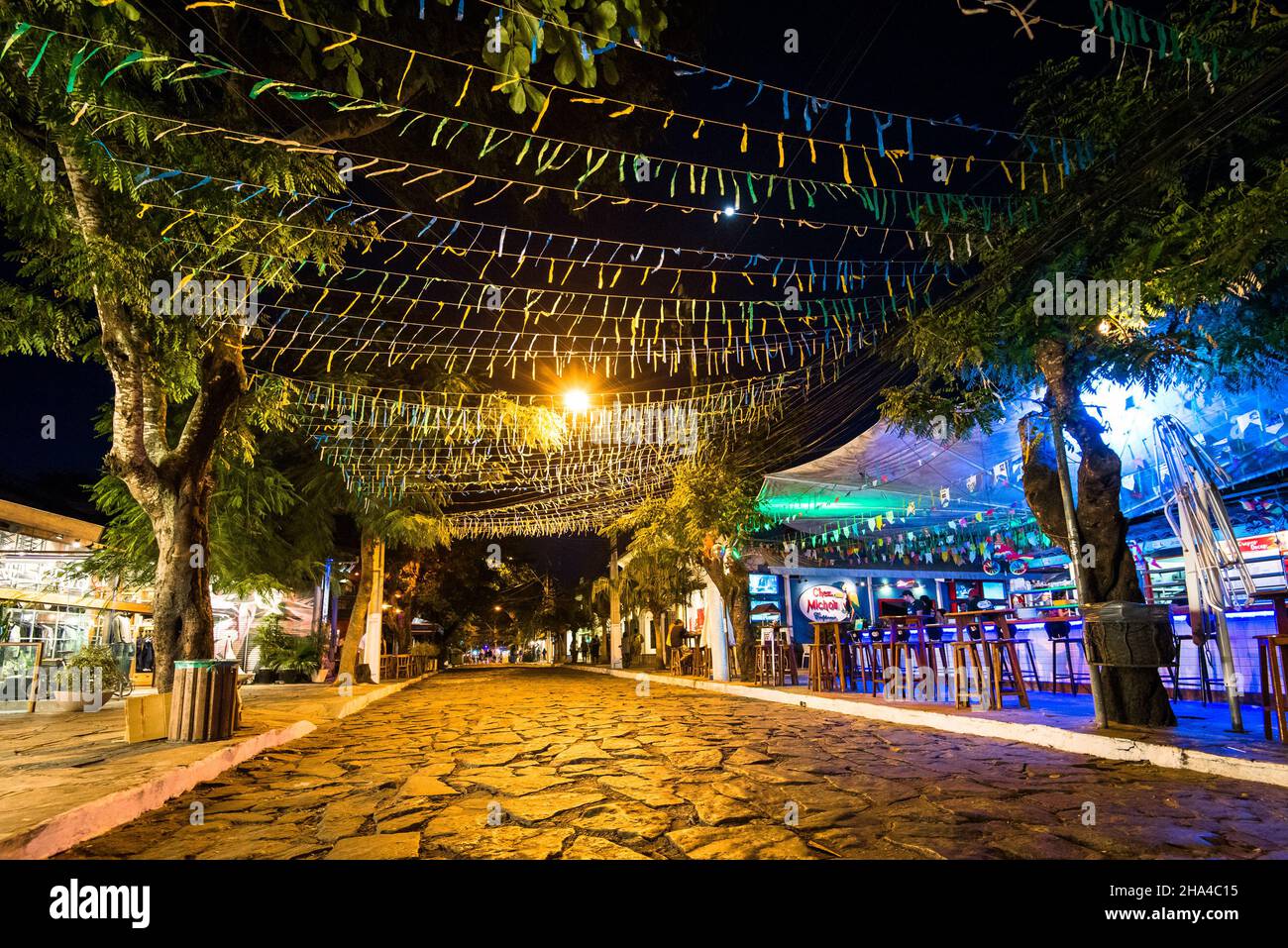 Buzios, Brazil - July 24, 2018: Famous Stone Street (Rua das Pedras) is ...