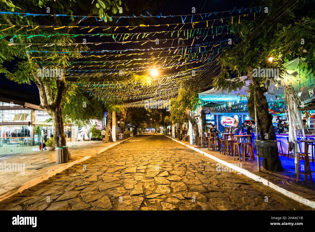 Buzios, Brazil - July 24, 2018: Famous Stone Street (Rua das Pedras) is ...